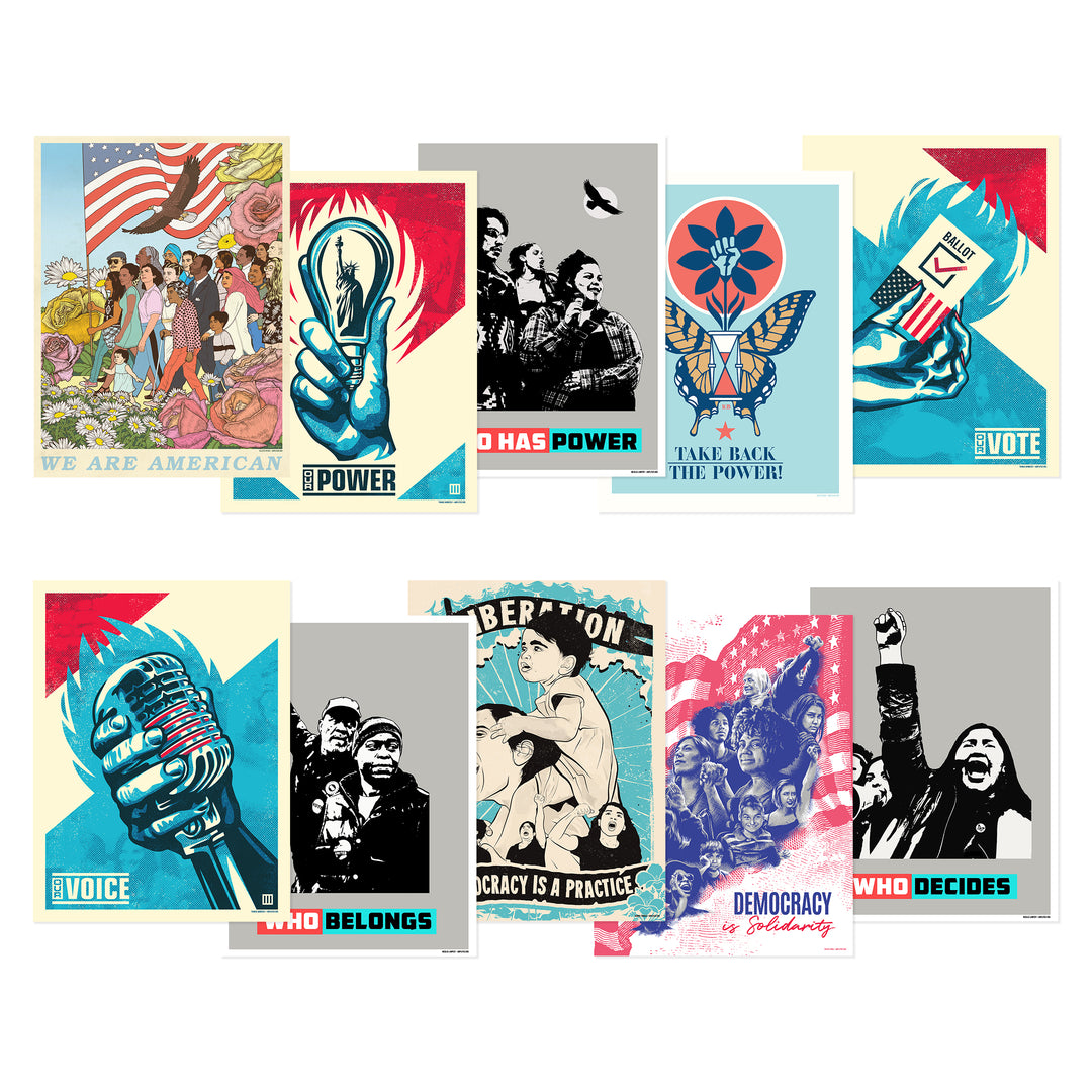 REALIZING DEMOCRACY POSTER PACK – Amplifier Store